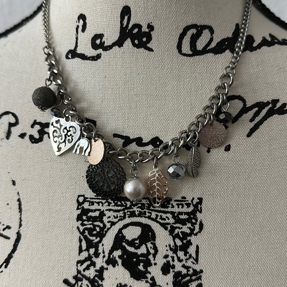 Jewelry | Silver Charmed Necklace | Poshmark